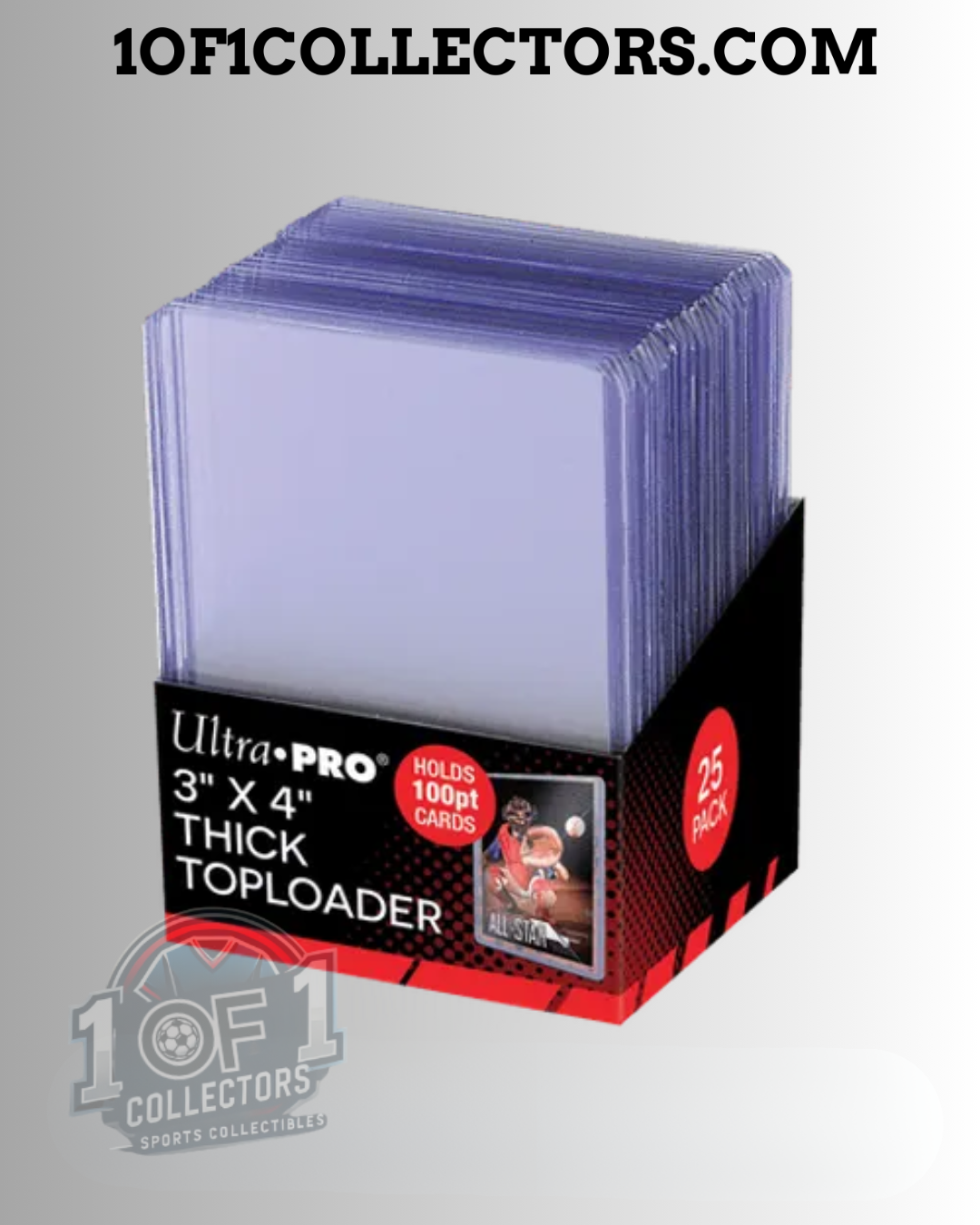 Ultra PRO Toploader 100PT 3x4 – Protection rigide pour cartes épaisses ...